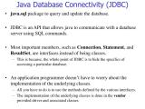 Ppt Java Database Connectivity Jdbc Powerpoint Presentation Free