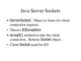 Ppt Java Server Sockets Multi Client Tcp Server With Thread Pool