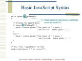 Ppt Chapter 4 Client Side Programming The Javascript Language