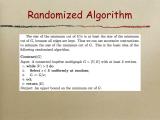 Ppt A Randomized Algorithm For Minimum Cuts Powerpoint Presentation