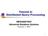 Ppt Tutorial 2 Distributed Query Processing Powerpoint Presentation