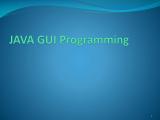 Ppt Java Gui Programming Powerpoint Presentation Free Download Id