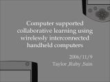 Ppt Computer Supported Collaborative Learning Using Wirelessly