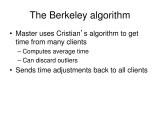 Berkeley Algorithm For Clock Synchronization At Randi Mallon Blog