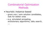 Ppt Eas For Combinatorial Optimization Problems Powerpoint