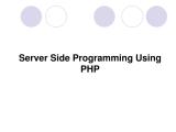 Ppt Itcs373 Internet Technology Server Side Programming Php Part 1
