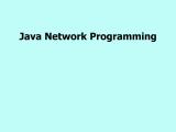 Ppt Java Network Programming Powerpoint Presentation Free Download