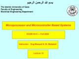 Ppt Microprocessor And Microcontroller Based Systems Powerpoint