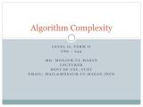 Ppt Algorithm Complexity Powerpoint Presentation Free Download Id