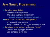 Ppt Java Generic Programming Powerpoint Presentation Free Download