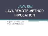 Ppt Java Rmi Java Remote Method Invocation Powerpoint Presentation