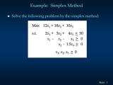 Ppt Example Simplex Method Powerpoint Presentation Free Download