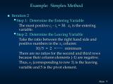Ppt Example Simplex Method Powerpoint Presentation Free Download