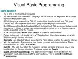 Ppt Visual Basic Programming Powerpoint Presentation Free Download