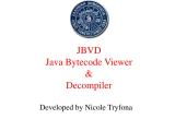 Ppt Jbvd Java Bytecode Viewer Decompiler Powerpoint Presentation