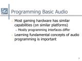 Ppt Chapter 5 5 Audio Programming Powerpoint Presentation Free