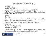 Ppt Cs 201 Dynamic Data Structures And Function Pointers Powerpoint