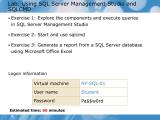 Ppt Module 1 Getting Started With Databases And Transact Sql In Sql