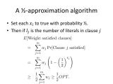 Ppt A Simple Greedy Approximation Algorithm For Max Sat Powerpoint
