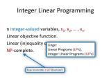 Ppt Linear Programming And Parameterized Algorithms Powerpoint