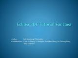 Ppt Eclipse Ide Tutorial For Java Powerpoint Presentation Free