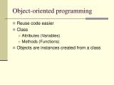 Ppt Introduction To Object Oriented Programming And Arrays In Php