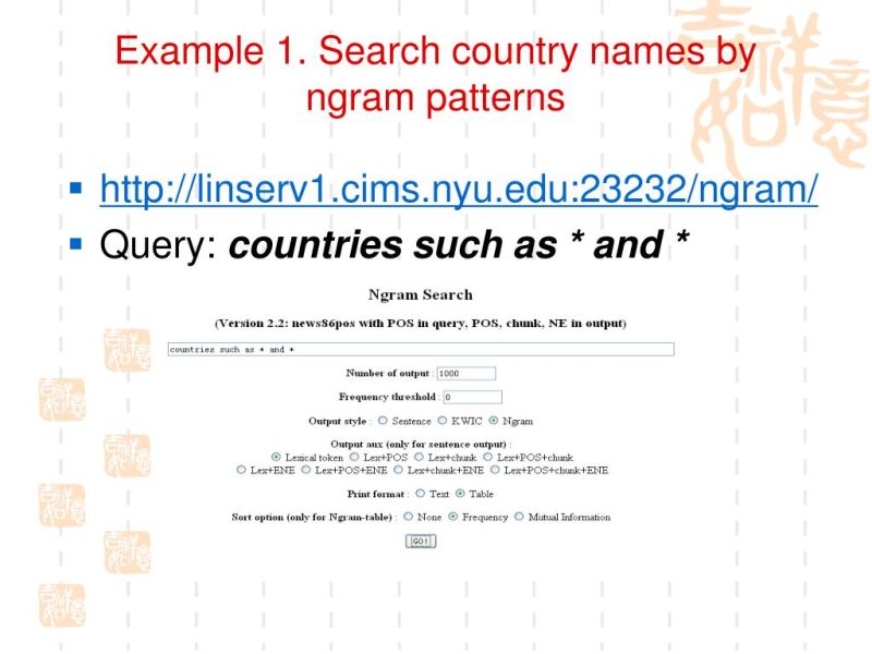 PPT - Ngram Search Tool Demo PowerPoint Presentation, free download ...