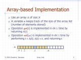 Ppt Array Lists Powerpoint Presentation Free Download Id 5508142