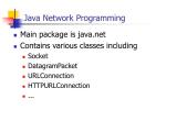 Ppt Network Programming In Java Powerpoint Presentation Free