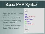 Ppt Web Programming With Php 5 Powerpoint Presentation Free Download
