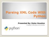 Ppt Parsing Xml Code With Python Powerpoint Presentation Free