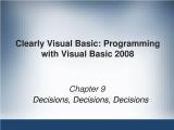 Ppt Clearly Visual Basic Programming With Visual Basic 2008