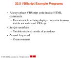 Ppt Chapter 22 Dynamic Html Client Side Scripting With Vbscript