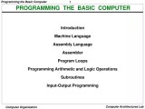 Ppt Programming The Basic Computer Powerpoint Presentation Free
