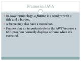Ppt Chapter 1 Swing Java Gui Powerpoint Presentation Free Download