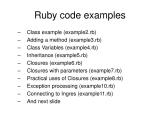 Ppt The Ruby Programming Language Powerpoint Presentation Free