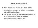 Ppt Java Annotations Powerpoint Presentation Free Download Id 6085800