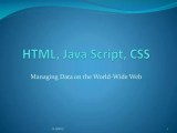 Ppt Html Java Script Css Powerpoint Presentation Free Download