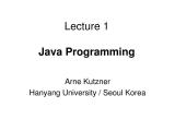 Ppt Lecture 1 Java Programming Powerpoint Presentation Free Download