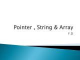 Ppt Pointer String Array Powerpoint Presentation Free Download
