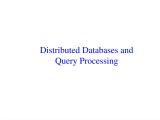 Ppt Distributed Databases And Query Processing Powerpoint