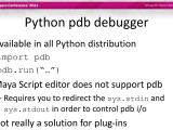 Ppt Debugging Python In Maya Solutions And Risks Powerpoint