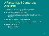 Ppt Consensus Randomized Algorithm Powerpoint Presentation Free