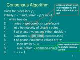 Ppt Consensus Randomized Algorithm Powerpoint Presentation Free