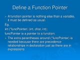 Ppt Pointers To Functions Powerpoint Presentation Free Download Id