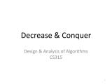 Ppt Decrease Conquer Powerpoint Presentation Free Download Id