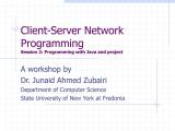 Ppt Client Server Network Programming Session 2 Programming With