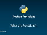 Ppt Python Functions Tutorial Working With Functions In Python
