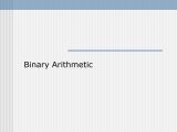 Ppt Binary Arithmetic And Overflow In Unsigned Subtraction Powerpoint