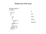 Ppt Nested Loops In C Programming Powerpoint Presentation Free